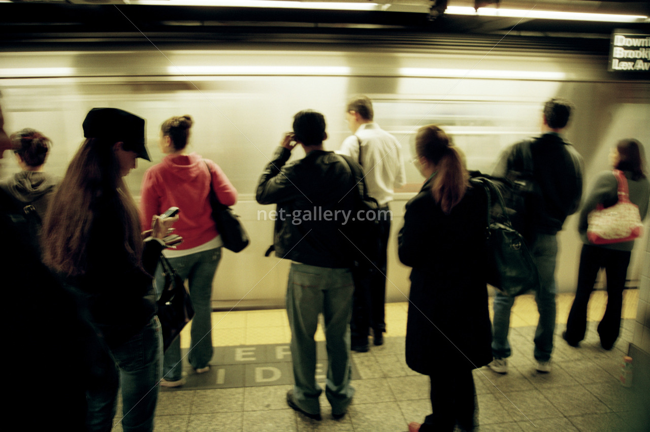 Galerie am Stubentor - subway NYC 2006 von Philipp Marenzi